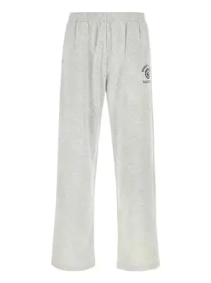 SPORTY & RICH Light Cotton Track Pants - Grey