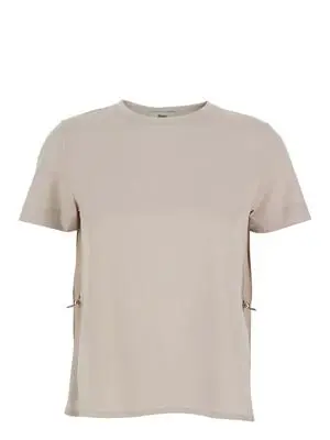 Herno Side-tab T-shirt - Neutrals