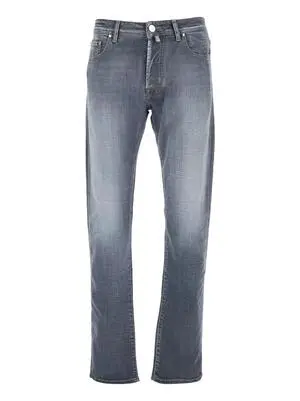 Jacob Cohen Bard Straight-leg Jeans - Grey