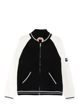 N°21 Knitted Bomber Jacket - Black