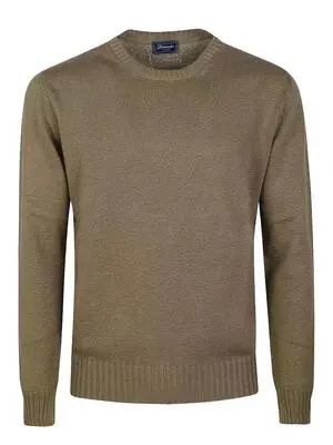 DRUMOHR Crew-neck Knitted Sweater Green