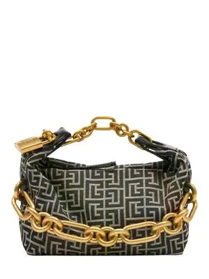 Balmain Mini Sync Chain Tote Bag - Black