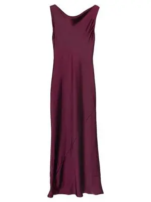 Norma Kamali Cowl-neck Maxi Dress - Purple