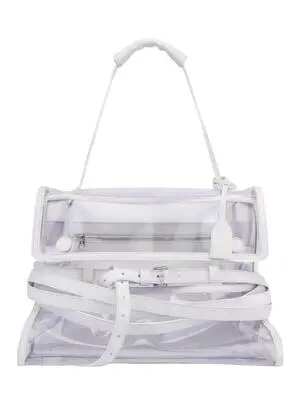 Moschino Tie Me Tote Bag - White