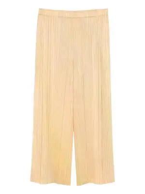 Issey Miyake Pleated Trousers - Yellow