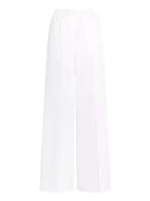 Patou Elasticated-waist Straight Trousers - White