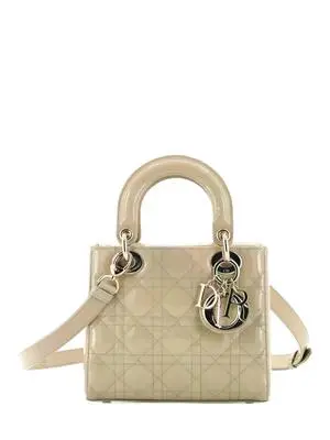 Dior Christian Dior Lady Dior Small Satchel Neutrals