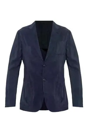 Giorgio Armani Single-breasted Blazer - Blue