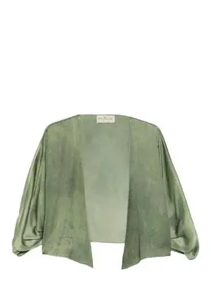CORTANA Tie-front Jacket - Green