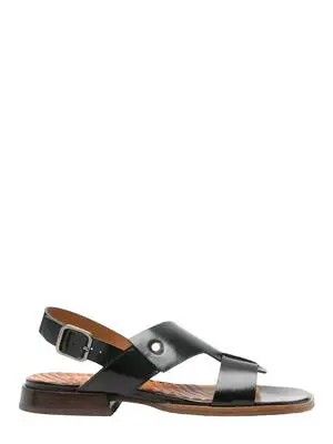 Chie Mihara Leather Sandals - Black