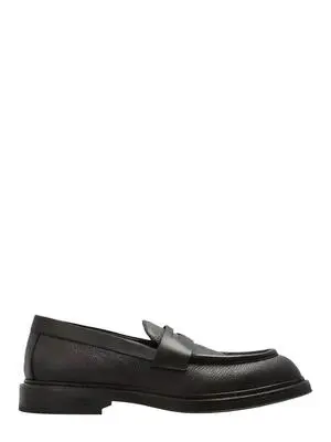 Emporio Armani Penny-slot Loafers - Brown