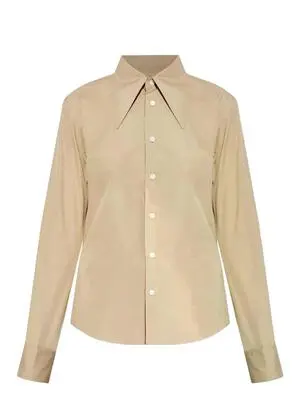 Ami Point-collar Shirt - Neutrals