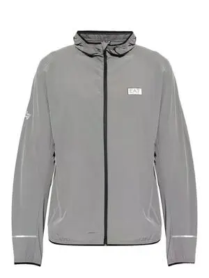 Emporio Armani Hooded Lightweight Jacket - Grey