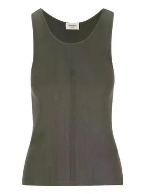 Saint Laurent Cassandre Tank Top - Green