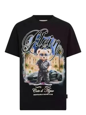 Philipp Plein Print-detail T-shirt - Black