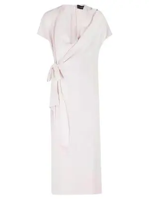 Federica Tosi V-neck Wrap Dress - Pink