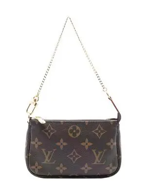 LOUIS VUITTON 2020 Monogram Mini Pochette Accessoires Handbag - Brown