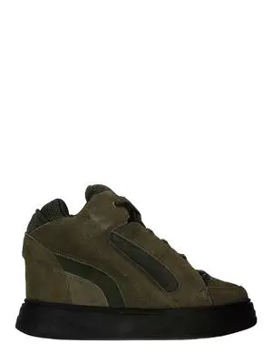 Ottolinger Suede Heeled Sneakers - Green