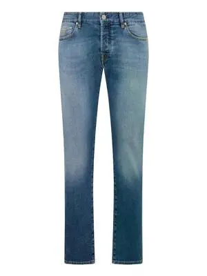 MOORER Five-pocket Jeans - Blue