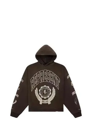 REPRESENT Legacy Crest Hoodie - Brown
