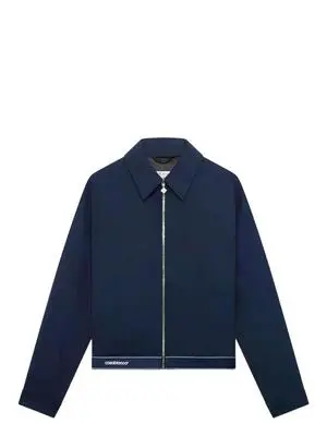 Casablanca Logo-trim Shirt Jacket - Blue