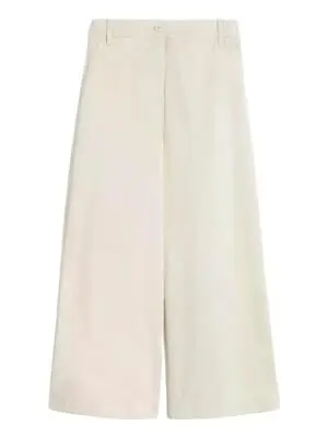 Max Mara Wkdariete Button Trousers - Neutrals