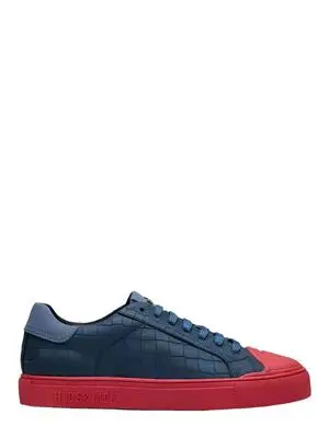 HIDE&JACK Embossed Low Top Sneakers - Blue