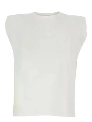 Ag Shoulder Detail T-shirt - White