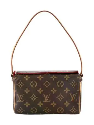 LOUIS VUITTON Recital Handbag Monogram Canvas - Brown