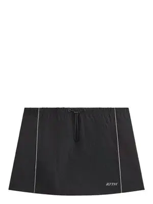 Kith Lowen Drawstring Track Mini Skirt - Black