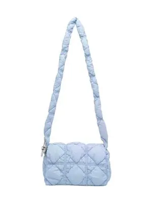 CARLYN Luke Quilted Crossbody Bag - Blue