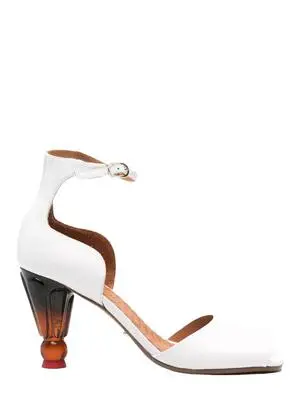 Chie Mihara Upsala Leather Sandals - White