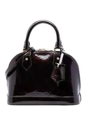 LOUIS VUITTON 2013 Monogram Vernis Alma Bb Satchel - Purple