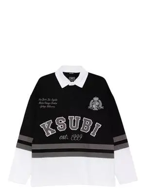 Ksubi Duke Rugby Polo Shirt - Black
