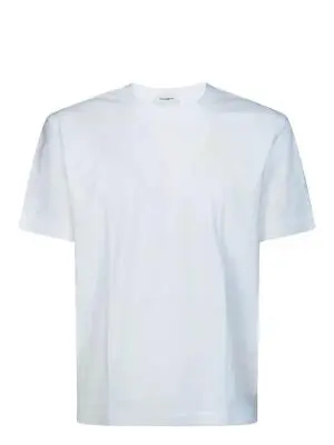 PAOLO PECORA Slim Stitching T-shirt - White