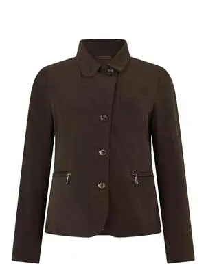 MOORER Button-up Jacket - Brown