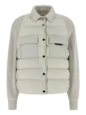 Brunello Cucinelli Quilted Padded Jacket - Neutrals