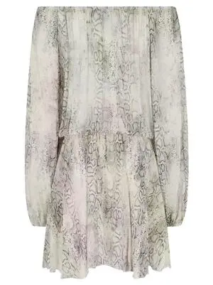 FEDERICA TOSI Printed Long-Sleeve Dress