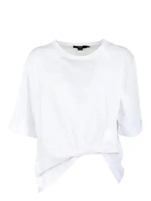 Seventy Knotted Short-sleeve T-shirt - White