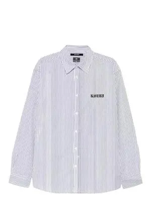 Ksubi Striped Signature Long-sleeved Shirt - White