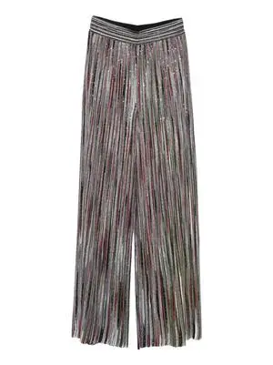 Missoni Striped Trousers - Silver