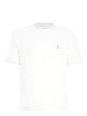 Brunello Cucinelli T-shirt With Faux-layering - White
