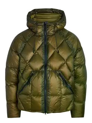PICANTE Hooded Quilted Puffer Jacket - Green