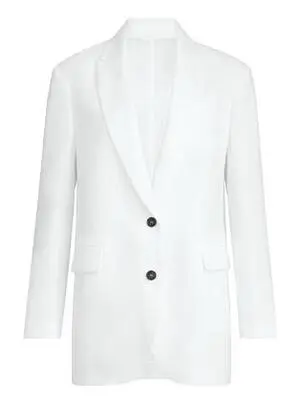 Brunello Cucinelli Cotton Blazer - White