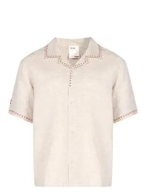 PCFG Linen Blend Free Heaven Linen Shirt - Beige