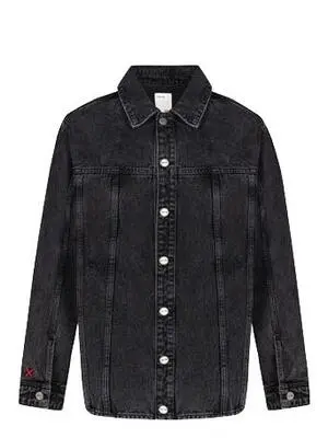 PCFG Pure Cotton Distressed Denim Jacket - Blue