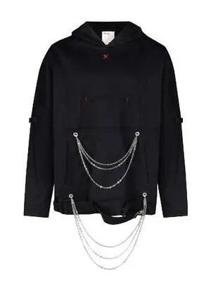 PCFG Free Heaven Chain Hoodie - Black