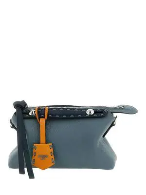 Fendi Mini Selleria Leather Tote Bag - Blue