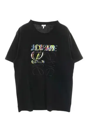 Loewe 10s Glitch Anagram T-shirt - Black