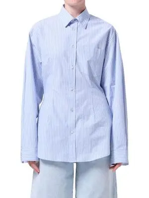 AGOLDE Cinch Stripe Button-up Shirt - Webb Stripe